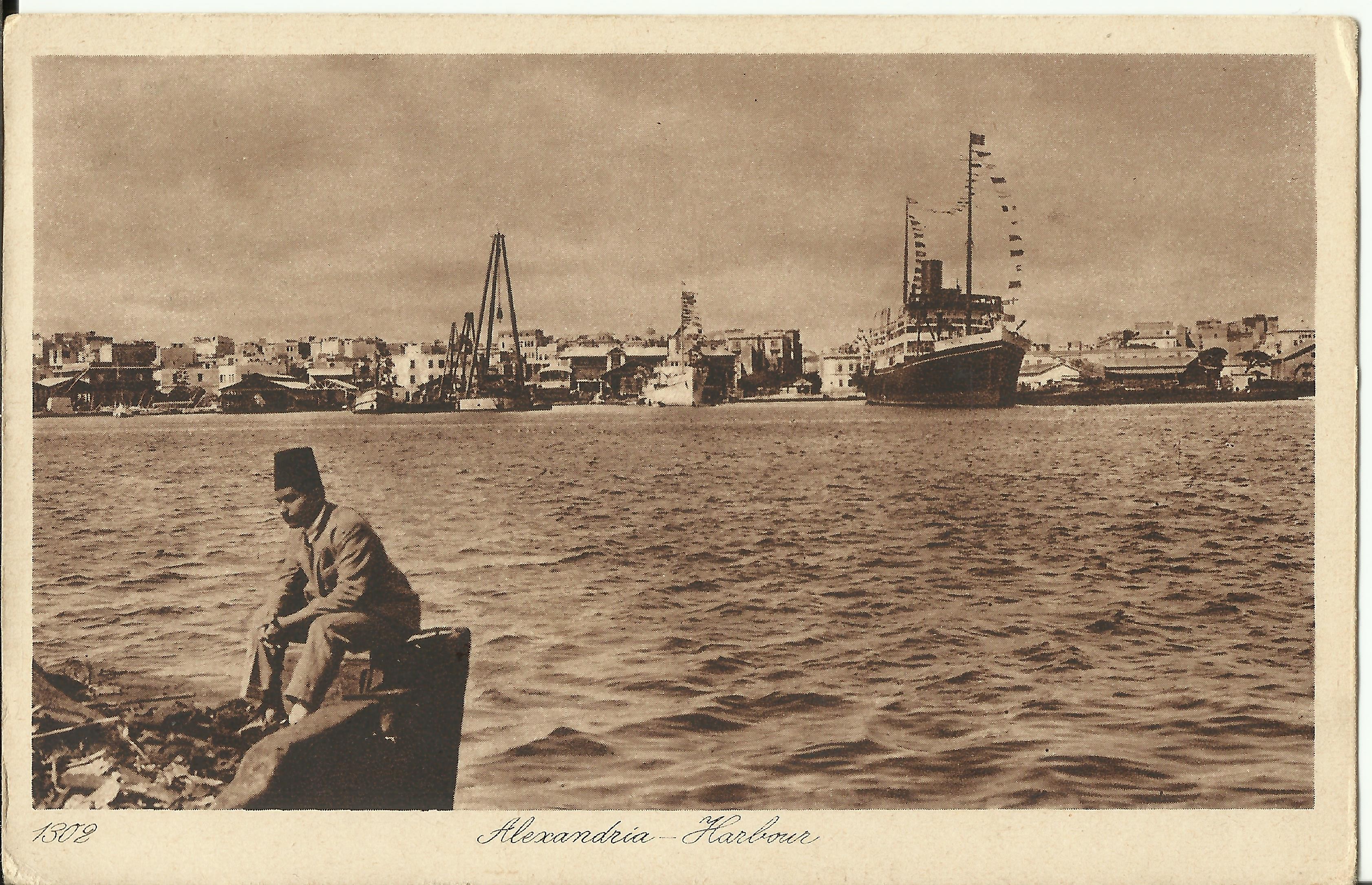 CPA: EGYPTE, Le Port d'Alexandrie, années 1910